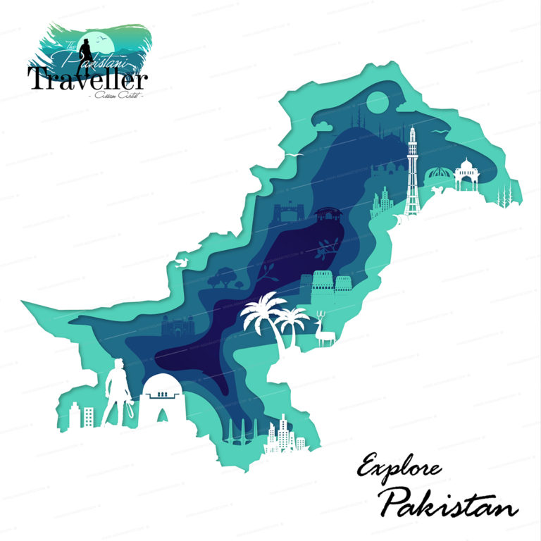 Pakistan tourist map | The Pakistani Traveller Assam Artist with Green ...