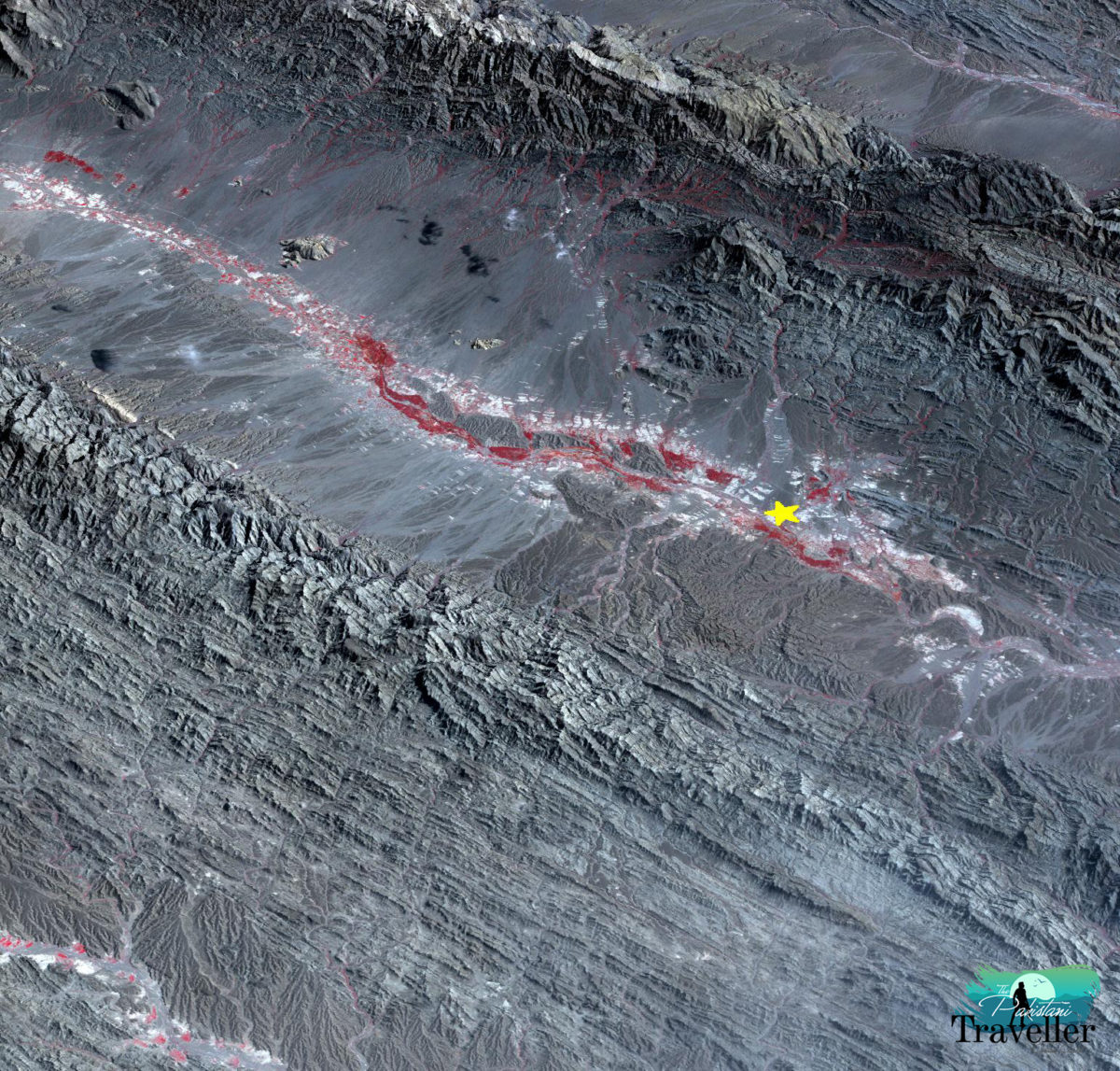 Pakistan from Space | The Pakistani Traveller Assam Artist with Green ...